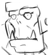 > Ferrus Manus gets accustomed to his new necrodermis arms ...