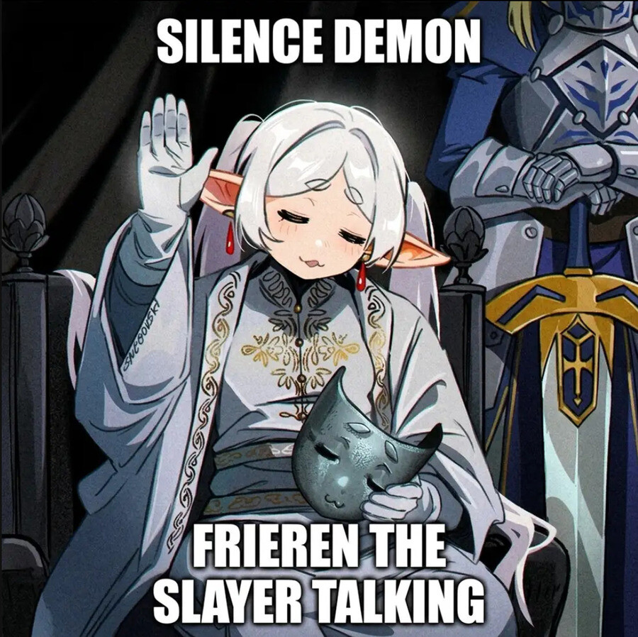 Frieren would 100% try to kill Nezuko on sight just - #271191208 added ...