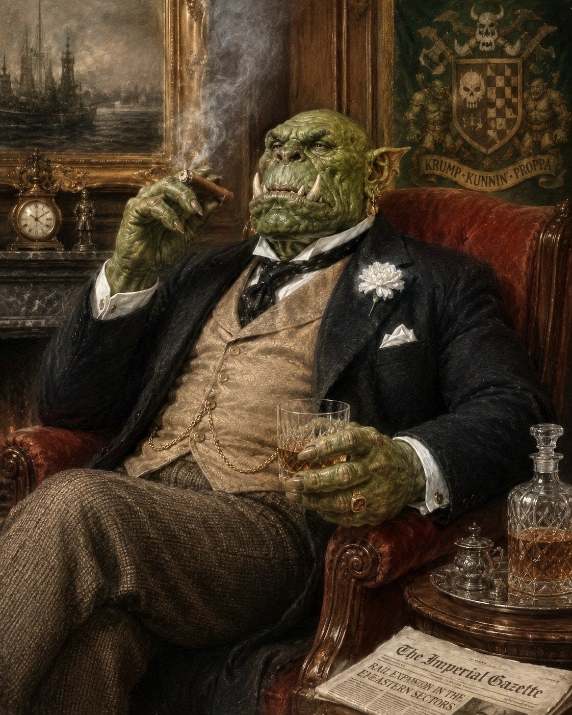 Krumpin and Waitin' by Warboss Tolstoy