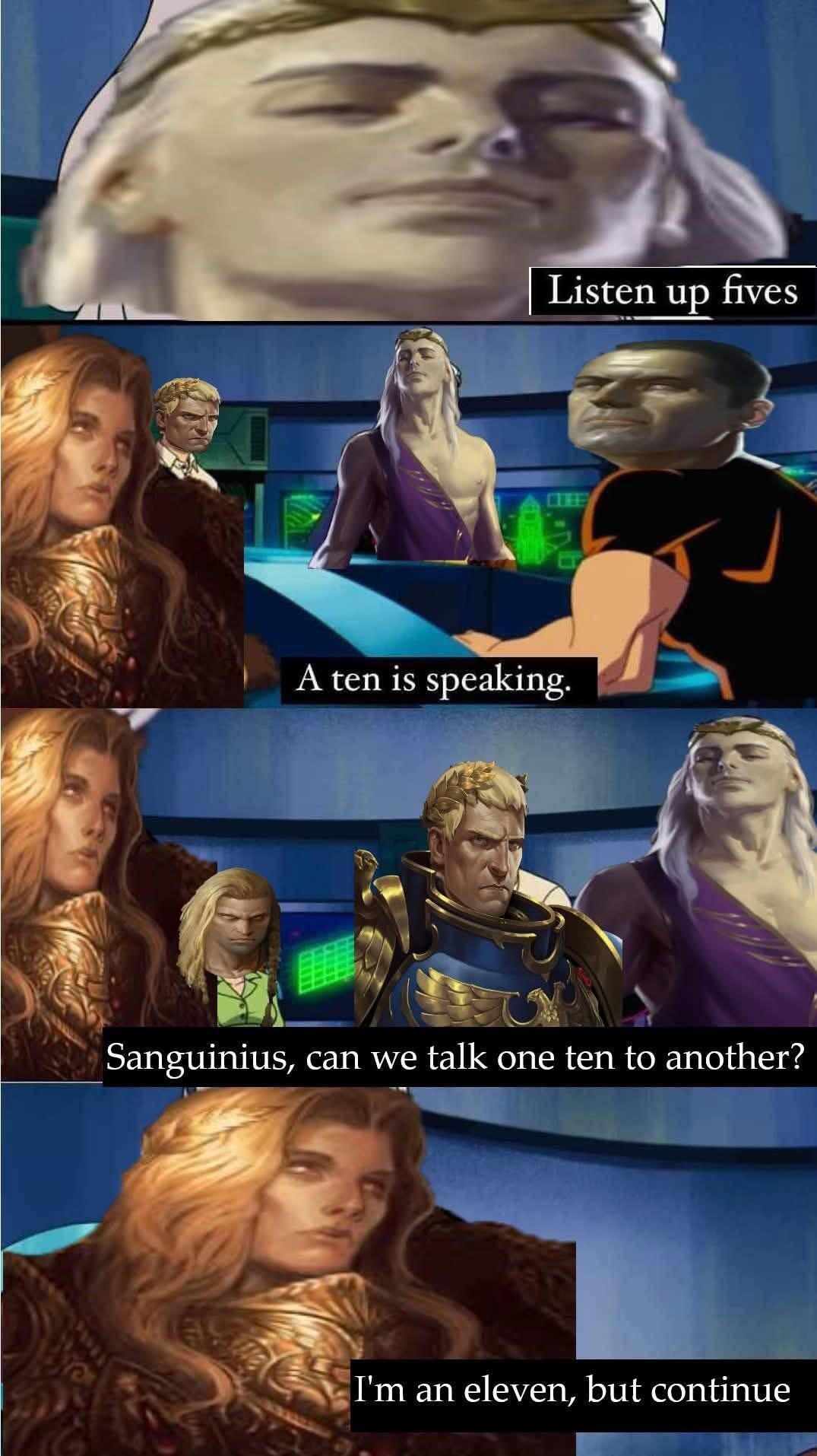 More like ass primarch amirite? Ferrus Anus certainly didn't. Sorry ...